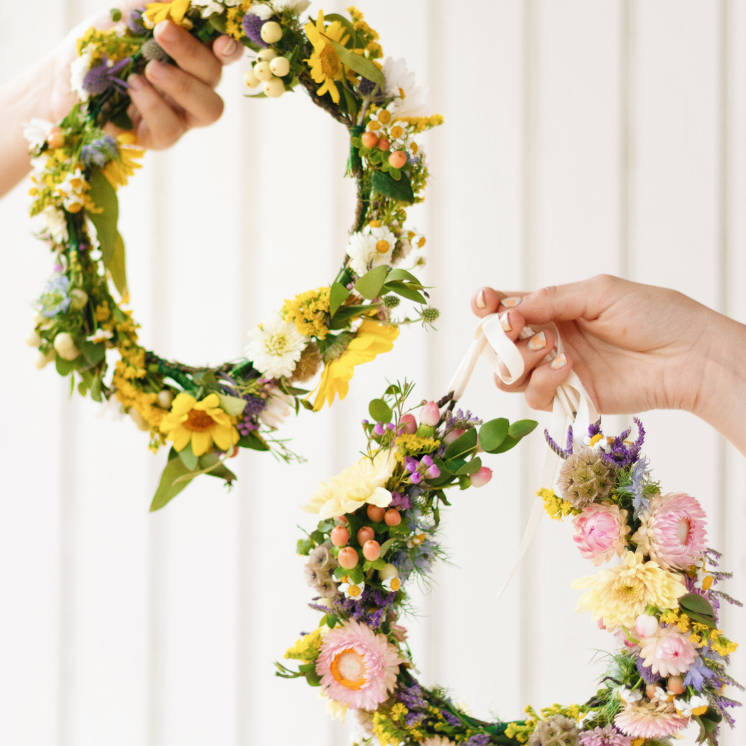 DIY Flower Crowns with The Flower Peddler
