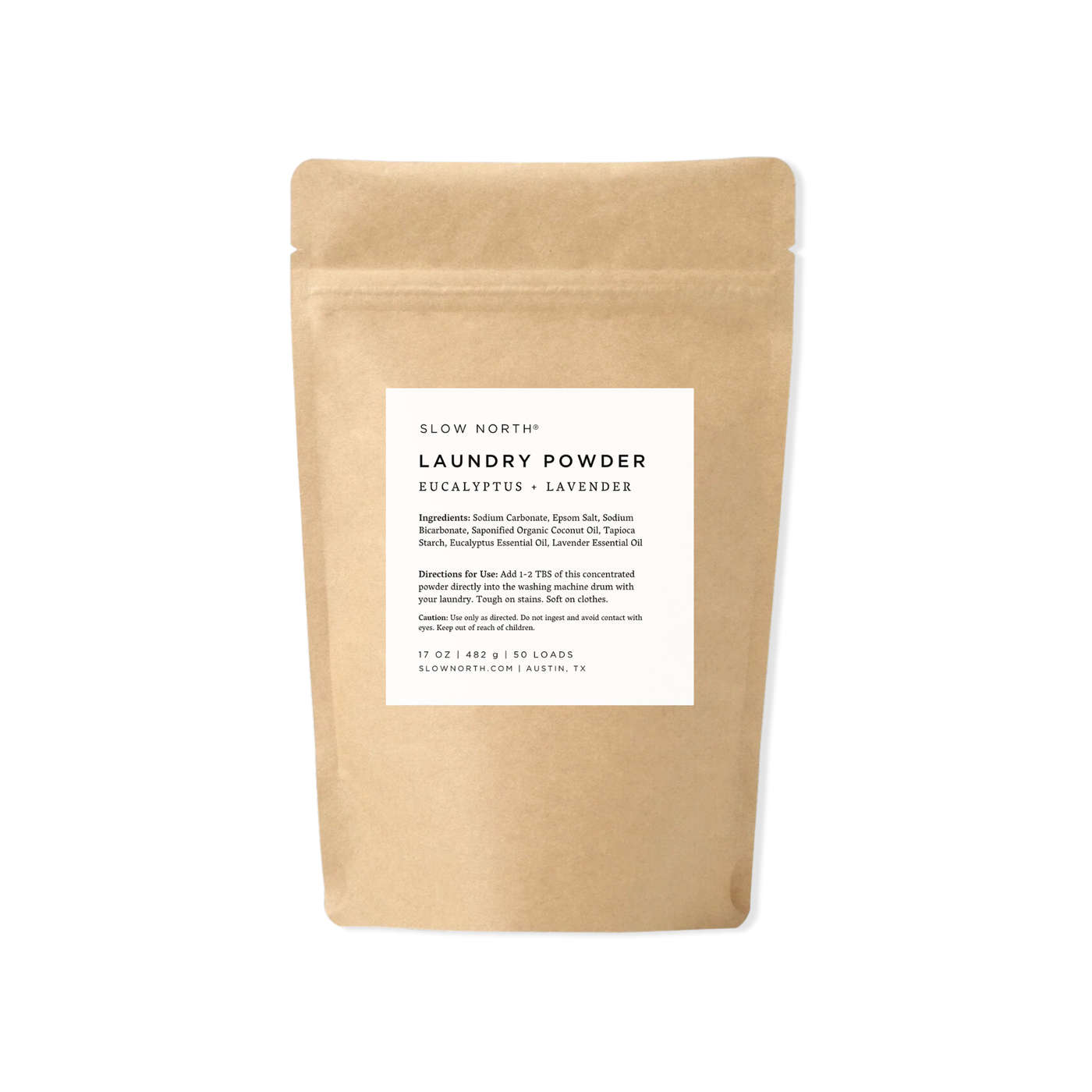 Non-Toxic Laundry Powder - Eucalyptus + Lavender for Natural Laundry