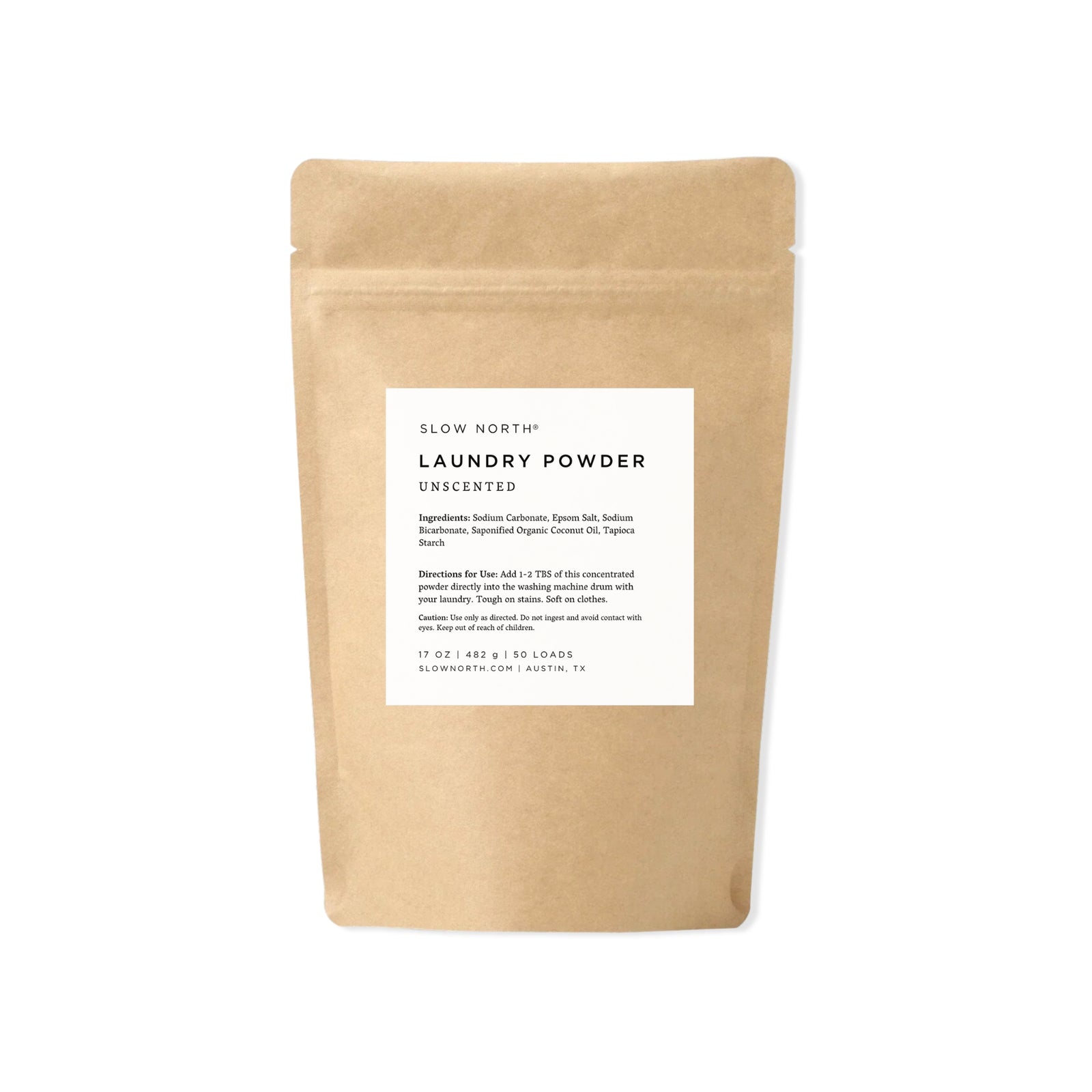 Natural Laundry Powder - Unscented for Sensitive Skin